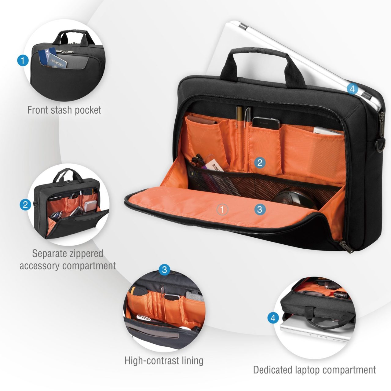 Buy EVERKI Advance Laptop Briefcase online from Datatek Pacific in NZ
